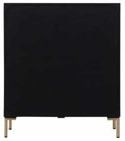 Massive home | Designová vysoká komoda Black Circle mango