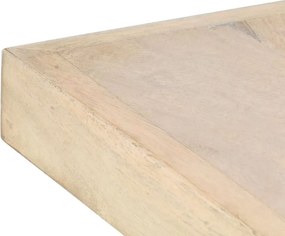 Jídelní stůl 180 x 90 x 76 cm masivní bělené mangovníkové dřevo 285964