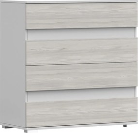 IDZ Komoda HELIOS 4S 46, 90 cm Dub Kathult/Bílá
