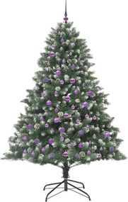 Umělý vánoční stromeček Zelená 210 cm PVC, plast a ocel 3395251
