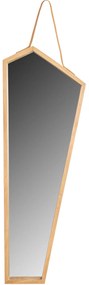 Rea - Tutumi asymetrické zrcadlo na pásku 85 x 30 cm YMJZ20217, hnědá, HOM-08888