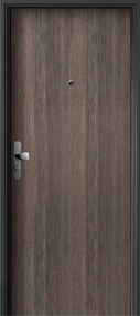 Bezpečnostní dveře do bytu Carman doors PBD RC3 Dekor: CPL 3D LAMINÁT wenge, Orientace dveří: Levé dveře, Průchozí rozměr: 80 x 197 cm