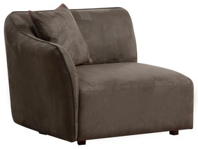 Hanah Home Třímístná pohovka MENTIS hnědá 288 cm
