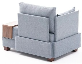 Křeslo Fly levé světle modré