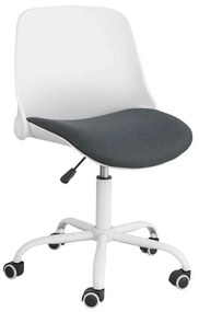 Sobuy SoBuy FST87-W Stolní židle se sklopným opěradlem Dětská otočná židle Kancelářská židle Výškově nastavitelně 50-62cm