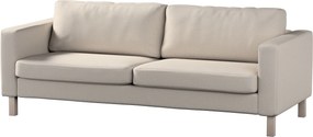 Potah na pohovku IKEA  Karlstad 3-místná, nerozkládací, krátký barva šedá látka pletený vzor