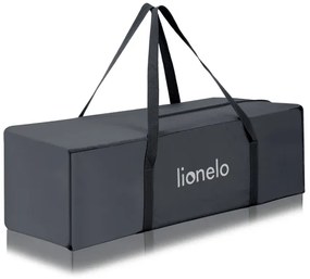 Lionelo - Cestovní postýlka LAURA Grey Concrete