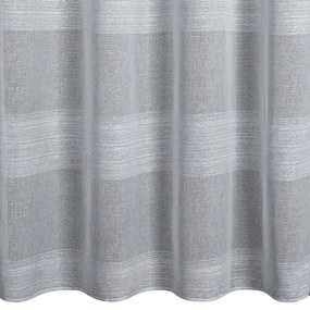 ZÁVĚS NA KROUŽCÍCH MARGARET 140X250 CM STŘÍBRNÁ