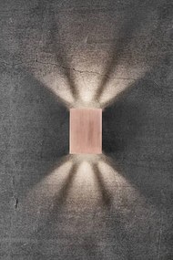 NOR 2019041030 Venkovní nástěnné svítidlo Fold 10 2x3,5W LED měď čirá - NORDLUX