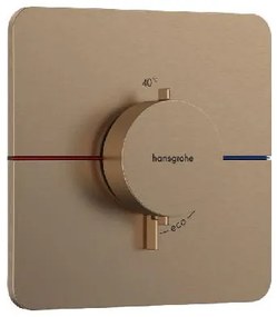 Hansgrohe ShowerSelect Comfort - Termostatická baterie pod omítku, kartáčovaný bronz 15588140