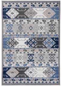 Kusový koberec Aztek šedomodrý 160x229cm