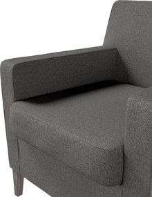 Potah na křeslo IKEA Karlstad barva šedá látka pletený vzor
