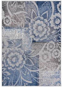 Kusový koberec Velký květ modrošedý 160x229cm