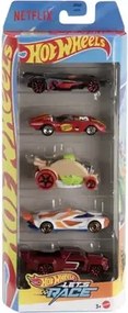 Mattel Hot Wheels tematický angličák závodní 5ks / od 3 let