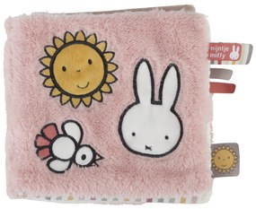 Textilní knížka s aktivitami králíček Miffy Fluffy Pink