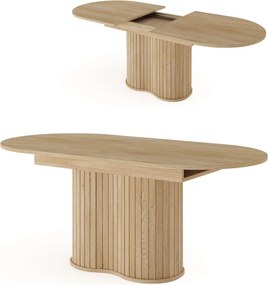 Rozkládací jídelní stůl Lovi D 180–220 cm