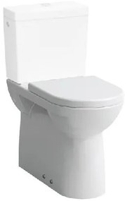 Laufen Pro - WC kombi mísa, zadní/spodní odpad, boční přívod vody, bílá H8249550002311