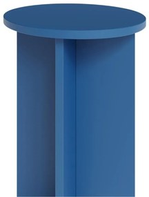 Modrý vysoký odkládací stolek MOJO MINIMAL 39,5 cm