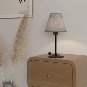 Stolní lampa Alsager s plstěným stínidlem