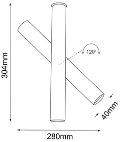 Shilo 2243 - Bodové svítidlo YABU 1xGU10-MR11/15W/230V černá