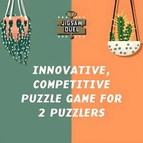 RIDLEY'S GAMES Puzzle Duel: Kaktus vs Tropická rostlina / pro 2 hráče