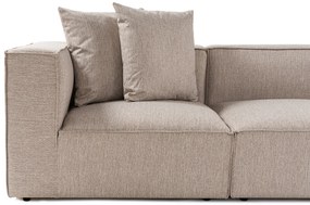 Hanah Home Pohovka SORA s pufem béžová 430 cm
