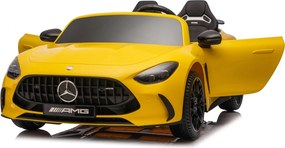 LEAN CARS Elektrické autíčko Mercedes GT63 AMG DK-GT63 24V LCD žluté