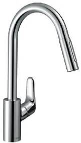 Hansgrohe Focus M41 - Dřezová baterie Focus s výsuvnou sprškou, sBox, EcoSmart, chrom 73895000