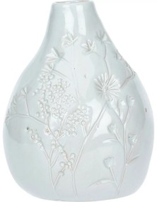 Porcelánová váza s dekorem květin Lena, 10,5 x 14 cm