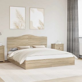 Postel s úložným prostorem se zásuvkou Sonoma dub 180 x 200 cm 3413480