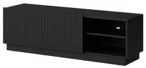 TV stolek/skříňka Ceroza 150 2D, Barva: černá