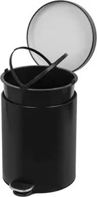ALDA Freedom Fresh černá / Pedálový odpadkový koš / 5 l / Soft-Close /