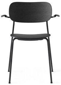 AUDO (MENU) Židle Co Chair s područkami, Black / Black Oak