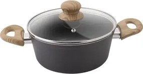 Lamart Natur Kastrol s poklicí 2.2L černá / 20 x 9 cm / hliník