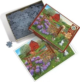 COBBLE HILL Puzzle Kočky na farmě XL / 275 dílků / od 9 let