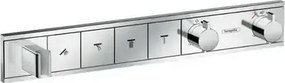 Hansgrohe RainSelect - Baterie pod omítku pro 4 spotřebiče | chrom