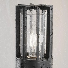 M O453FL-01GF Venkovní stojací svítidlo Barrel E27 15W černý hliník IP54  - MAYTONI