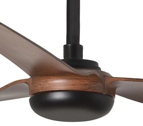 FARO 33817WT-Stropní ventilátor PUNT M hnědá/černá pr.132 cm WT+dálkové ovládání