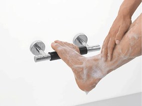 Hansgrohe Unica, opěrka pod nohy Comfort, chromová, HAN-26329000