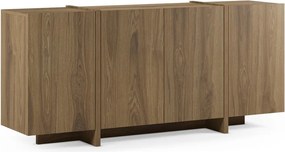 Komoda v dekoru dubu v přírodní barvě 180x79x40 cm Volia – Marckeric
