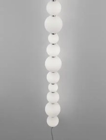 Designové nástěnné svítidlo Perla chrom