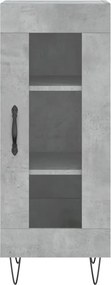 Skříň highboard betonově šedá 34,5x34x180 cm kompozitní dřevo 3199077