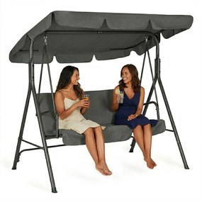 Zahradní houpačka Meadows šedá
