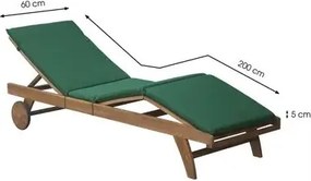 FIELDMANN FDZN 9003 / Potah na lehátko clasic zelený