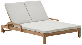 Dřevěné zahradní dvojlehátko Kave Home Sonsaura