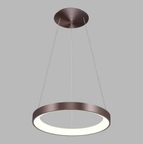 Stmívatelný LED lustr BELLA SLIM - hnědé odstíny, 38 W, 2660 lm, 480 mm