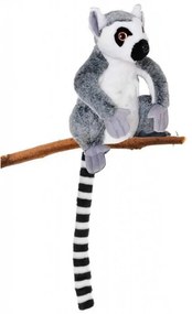 Mikrotrading lemur plyšový sedící, 35 cm
