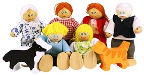 Bigjigs Toys Set rodinky do domečku