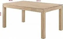 CZ Nábytkář - Kasvo Jídelní set MORIS stůl + LAURA židle 4ks | Varianta: buk / látka SH21