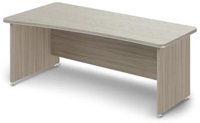 Ergonomický stůl TopOffice 200 x 100 cm, levý, driftwood